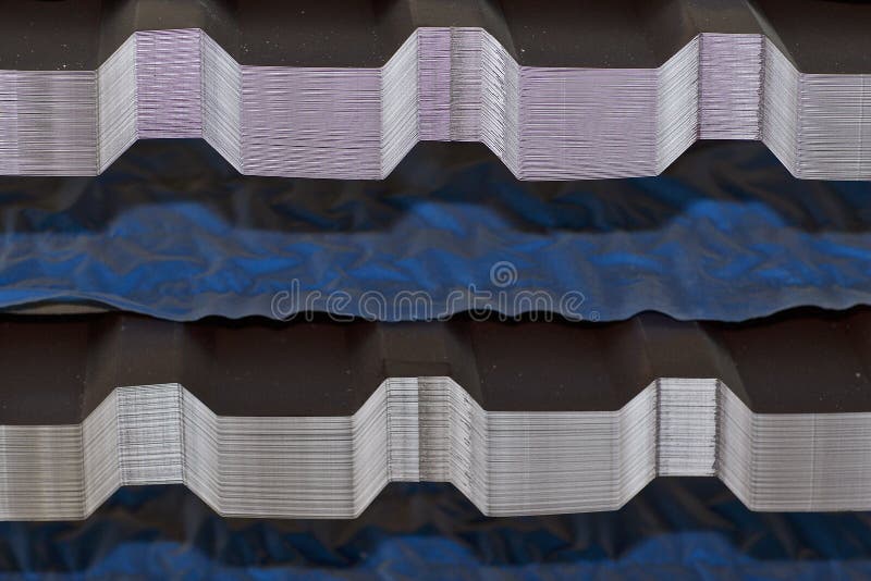 Profiled Galvanized Sheet with Polymer Coating in Packs in the ...