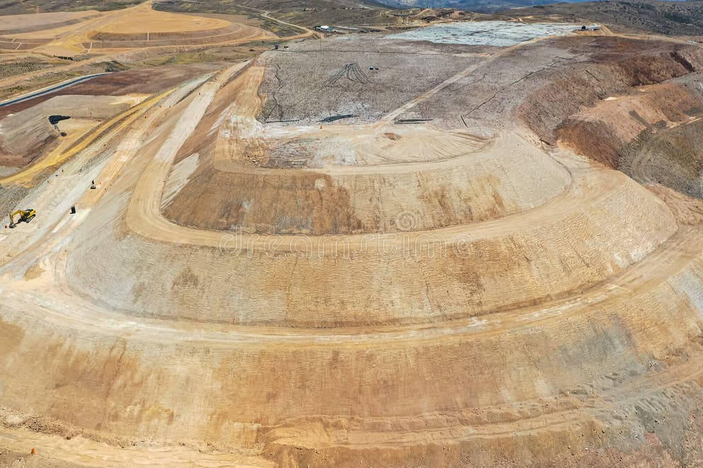 Profiling Platforms and Slopes with Heavy Machinery on Leaching Pads at ...