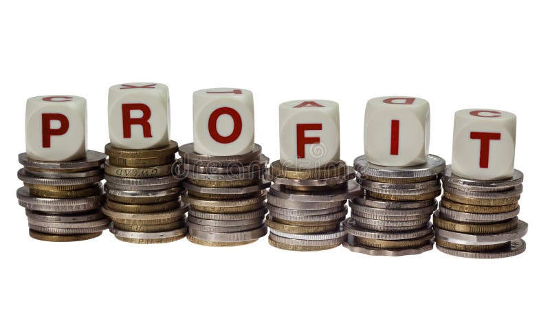 Profit stock photo. Image of savings, money, wealth, pile - 10077188