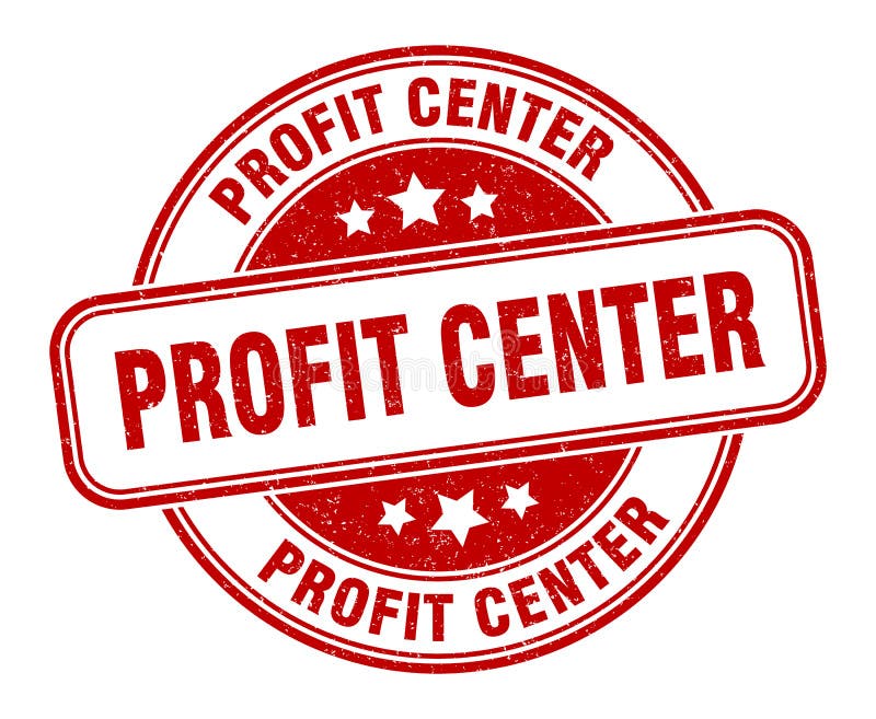Profit Center Stamp. Profit Center Round Grunge Sign Stock Vector ...