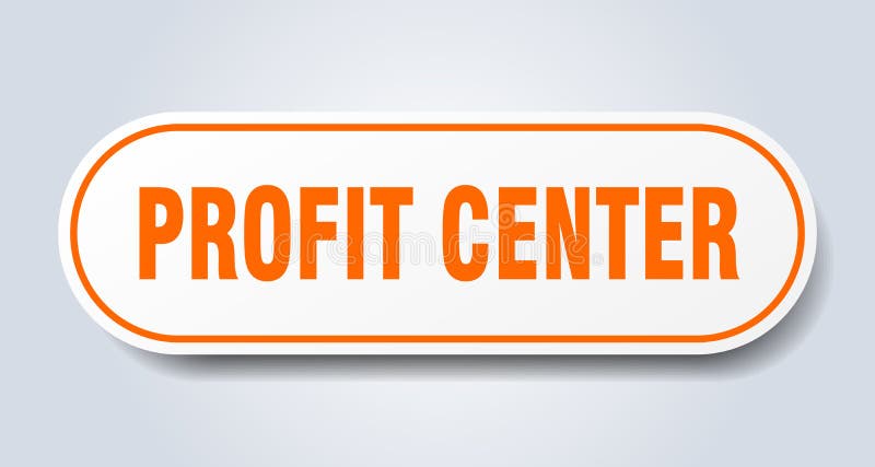 Profit center sticker. stock vector. Illustration of website - 197144841