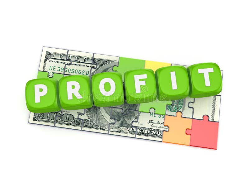 Profit concept stock illustration. Illustration of earn - 55546510