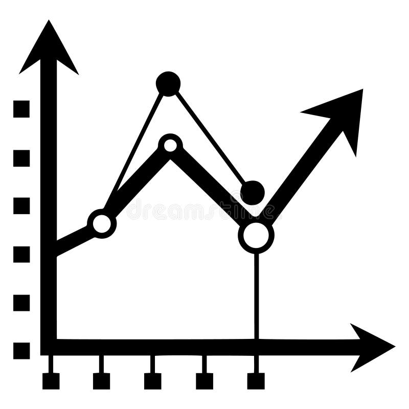 Profit decrease icon stock illustration. Illustration of revenue ...