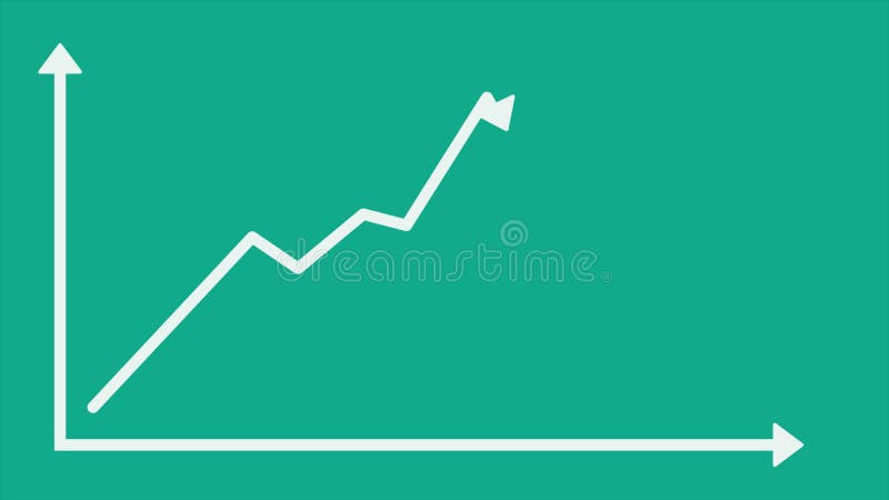 Profit Fall Chart. Abstract Animation Stock Video - Video of drop ...