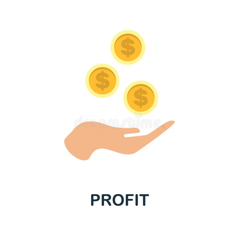 Profit Flat Icon. Color Simple Element from Customer Loyalty Collection ...