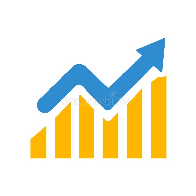 Profit Graphics Icon, Vector Illustration Stock Vector - Illustration ...