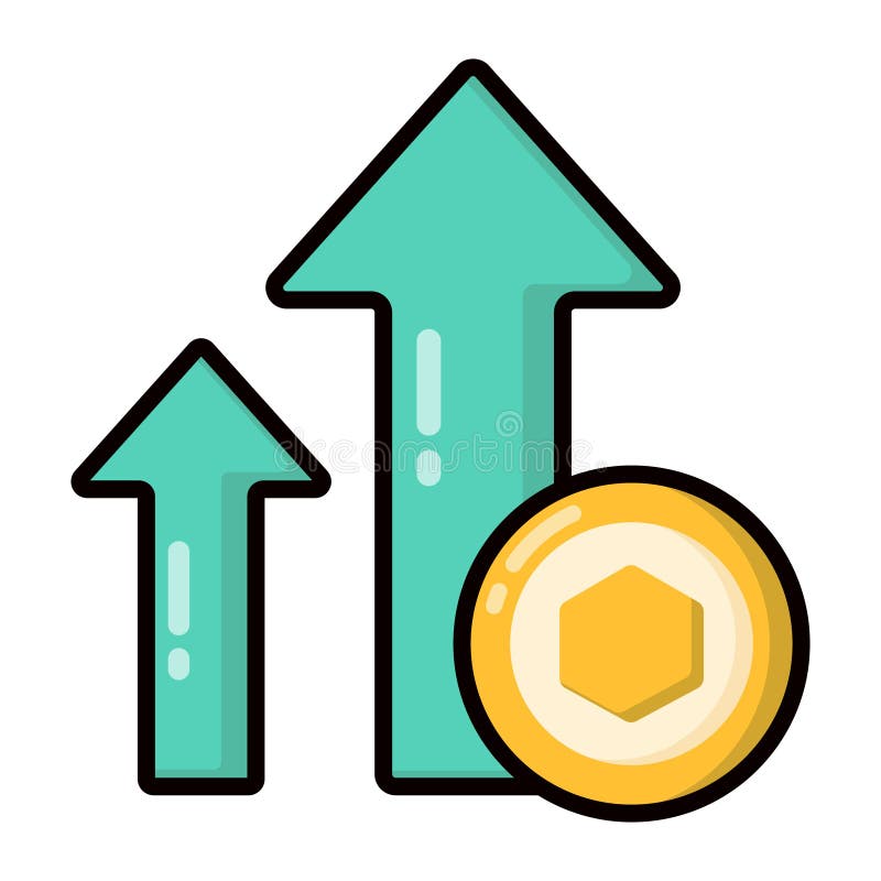 Profit Icon, Non-fungible Token, Digital Technology Stock Vector ...