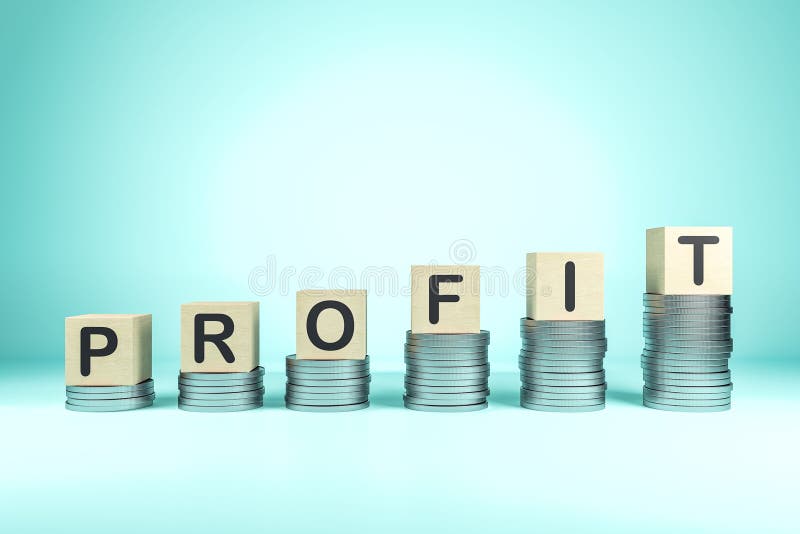 Profit and money concept stock illustration. Illustration of economy ...