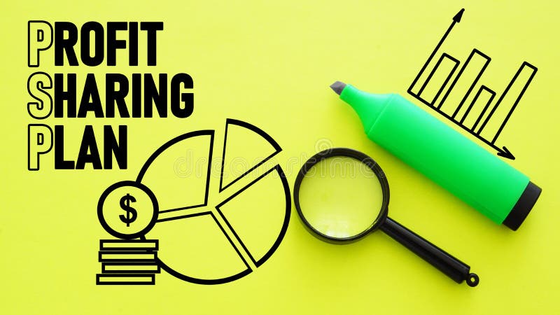 Profit Sharing Plan is Shown on the Photo Using the Text Stock Photo ...