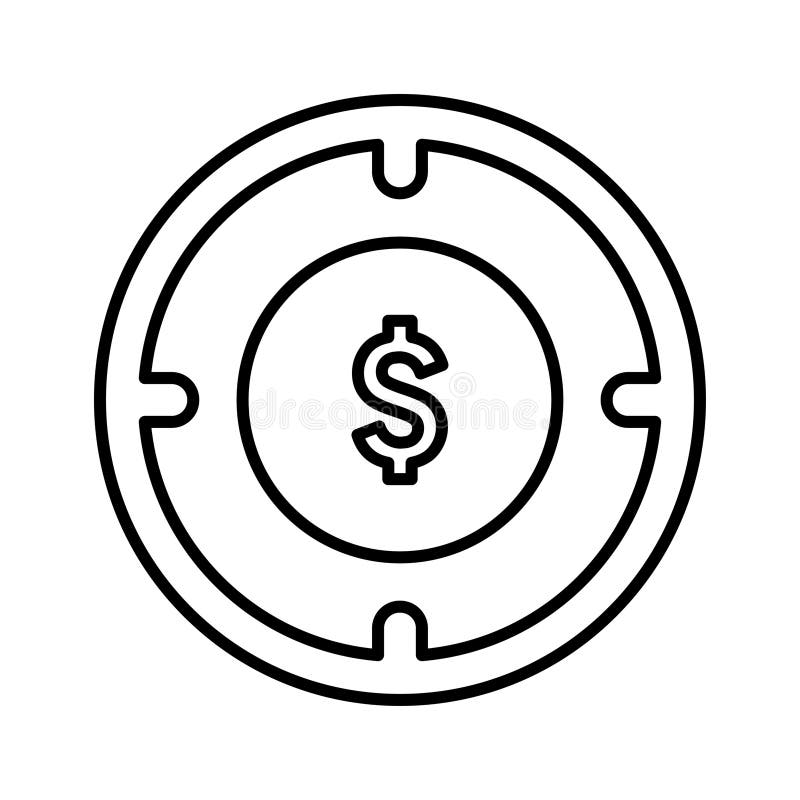 Profit Target Icon stock illustration. Illustration of isolated - 269756868