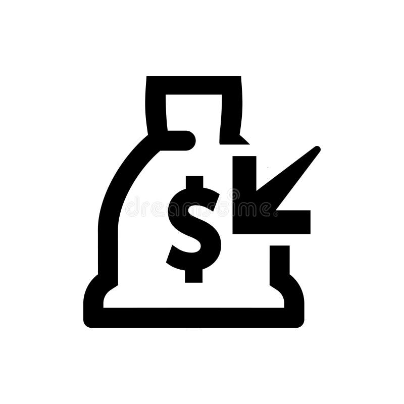 Profit Target Icon stock vector. Illustration of sign - 192458338