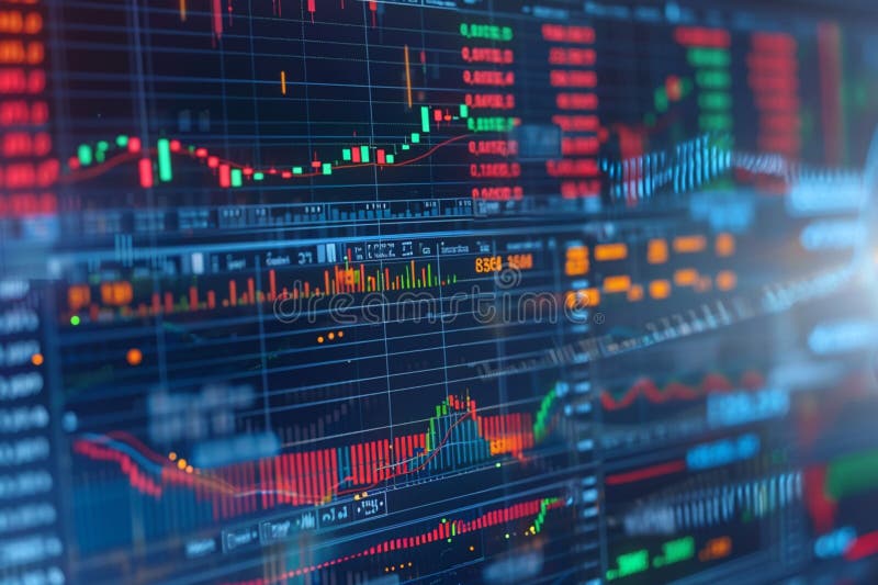 Profit Trends Forex and Graph Chart for Analyzing Financial Business ...