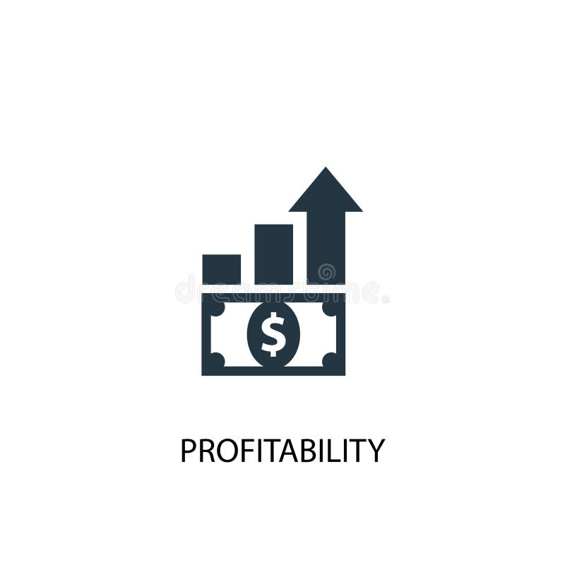 Profitability Icon. Simple Element Stock Vector - Illustration of ... Profitability Icon. Simple Element Stock Vector - Illustration of ...
