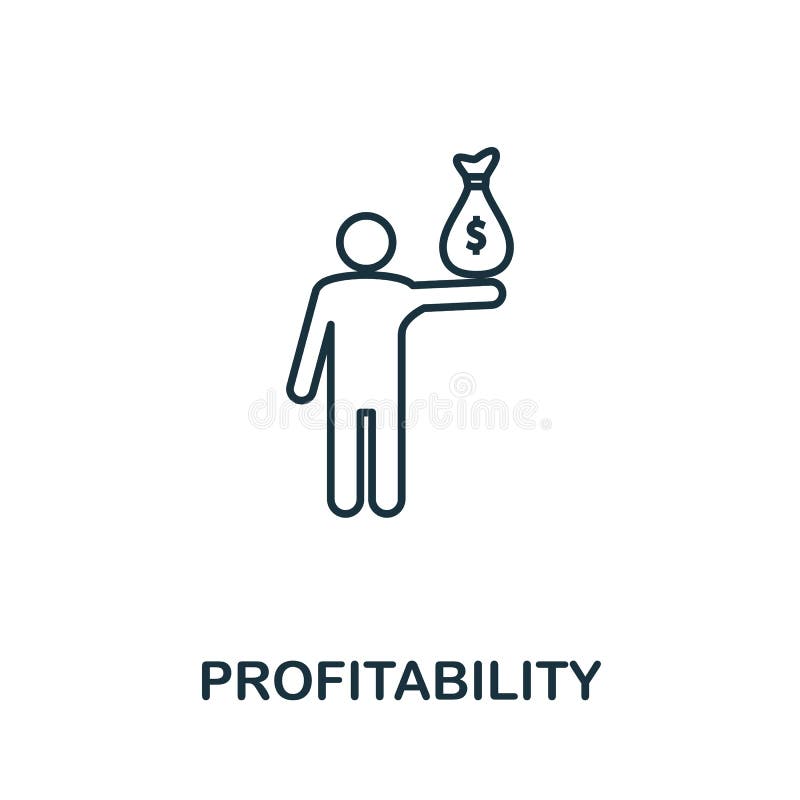 Profitability Icon Simple Element Stock Illustrations – 123 ...