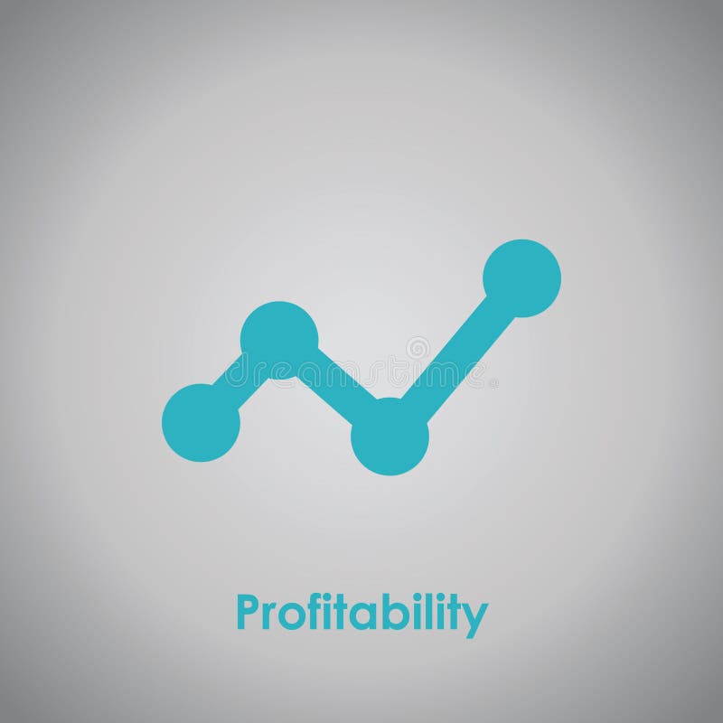 Profitability Vector Icon Symbol. Creative Sign from Business ...