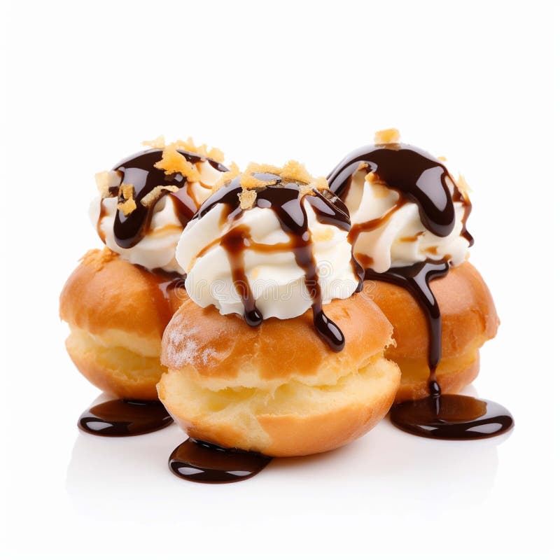 French Profiterole Stock Illustrations – 483 French Profiterole Stock ...
