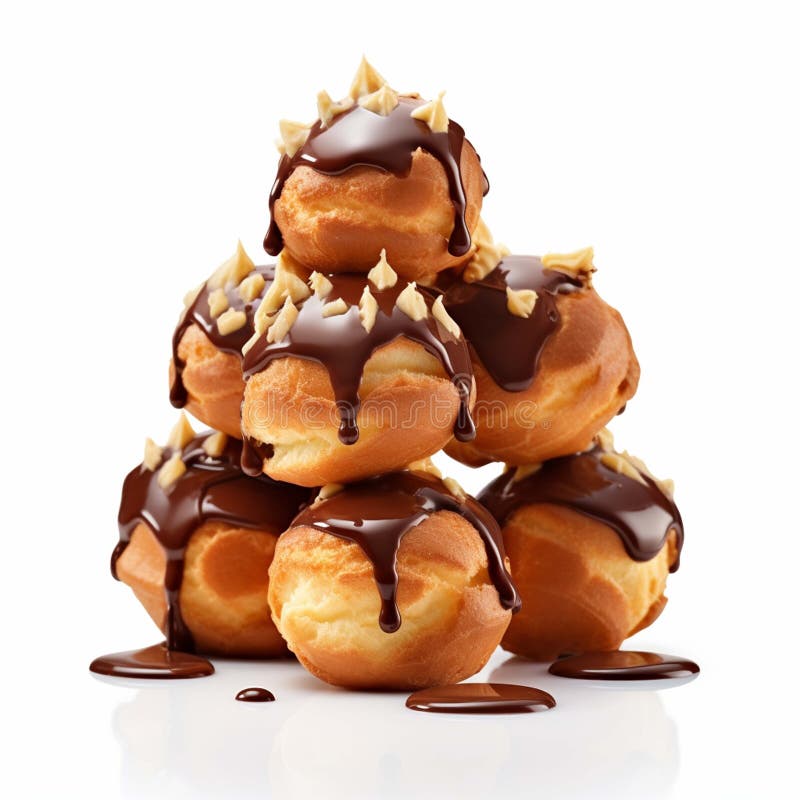 Profiterole Isolate Stock Illustrations – 39 Profiterole Isolate Stock ...