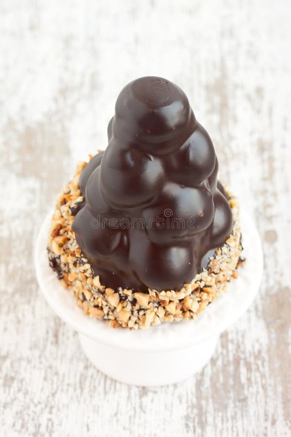 Profiteroles cake stock photo. Image of chocolate, sicily - 31108542