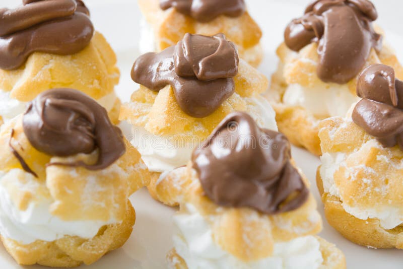 Profiteroles stock image. Image of profiteroles, italian - 65090903
