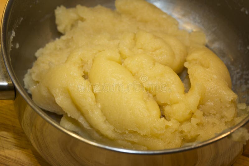 Profiteroles - preparation stock photo. Image of closeup - 47130196