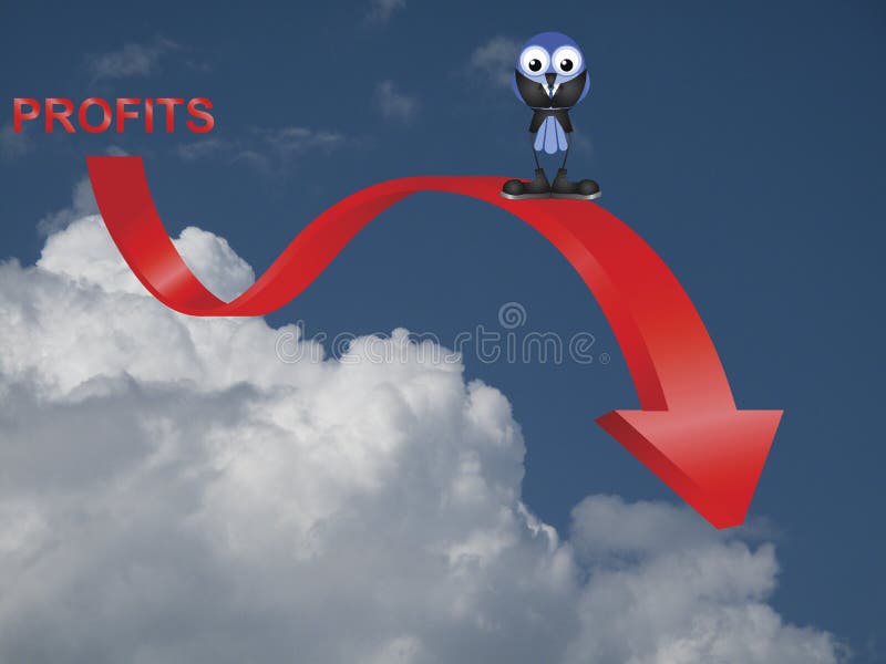 Profits down stock image. Image of income, entrepreneur - 31673259