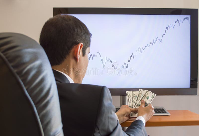 Profits in Financial Markets Stock Image - Image of executive ...