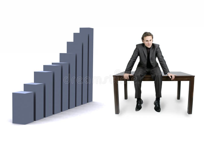 Profits going up stock photo. Image of table, corporation - 1783192