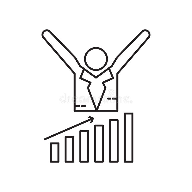 Profits Icon Vector Sign and Symbol Isolated on White Background ...