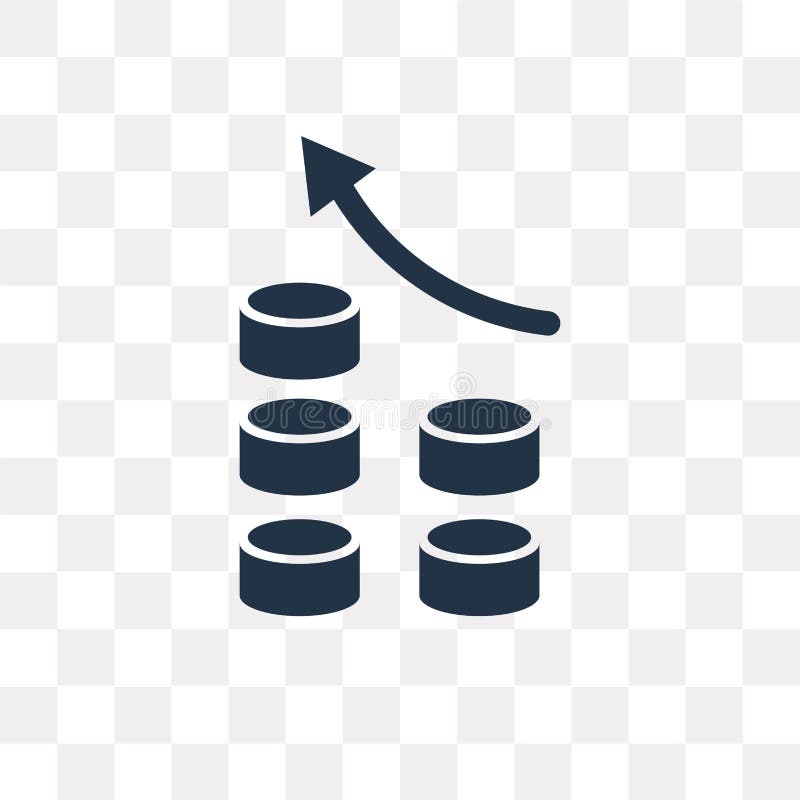Profits Vector Icon Isolated on Transparent Background, Profits Stock ...