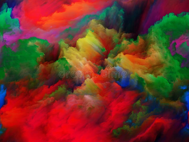 Profondeur de couleurs illustration stock. Illustration du inspiration ...