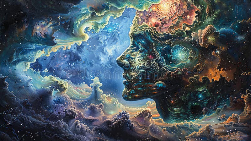 A Profound Profile of a Face Emerges from a Magnificent Cloudscape ...