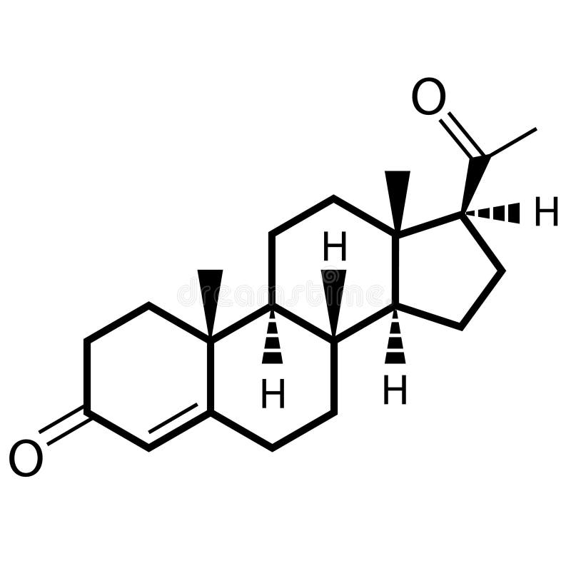 Progesterone Chemical Formula. Progesterone Chemical Molecular ...