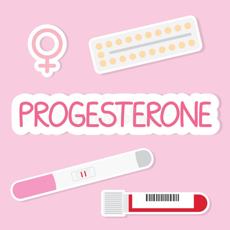 Progesterone Hormone Molecular Formula. Human Body Hormones Symbol ...