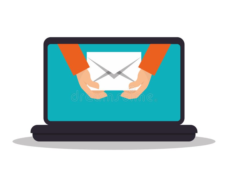 Grafico Dell'icona Del Email Illustrazione di Stock - Illustrazione di ...