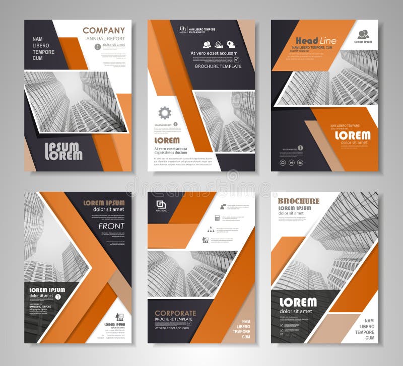 Progettazione Del Modello Dell'opuscolo Illustrazione Vettoriale ...