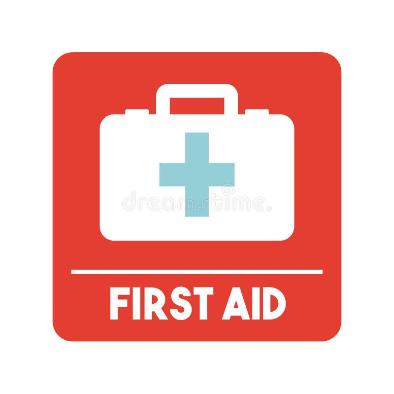 Icona Della Cartella Del Pronto Soccorso Illustrazione Vettoriale ...
