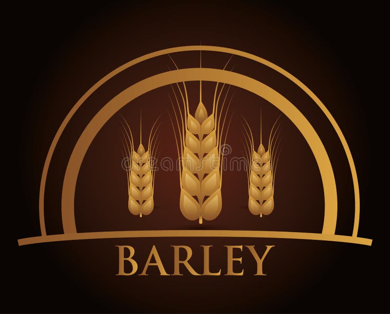 Progettazione Dell'icona Dell'orzo Illustrazione Vettoriale ...