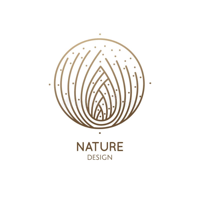 Progettazione Di Logo Della Pigna Illustrazione Vettoriale ...