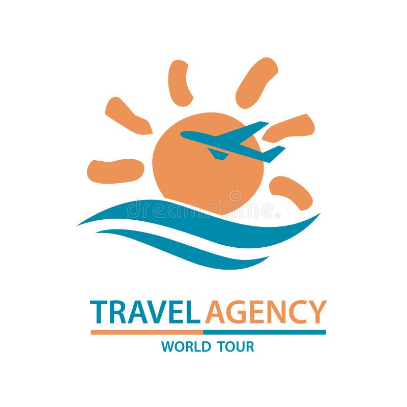 Progettazione Di Logo Di Viaggio Illustrazione Vettoriale ...