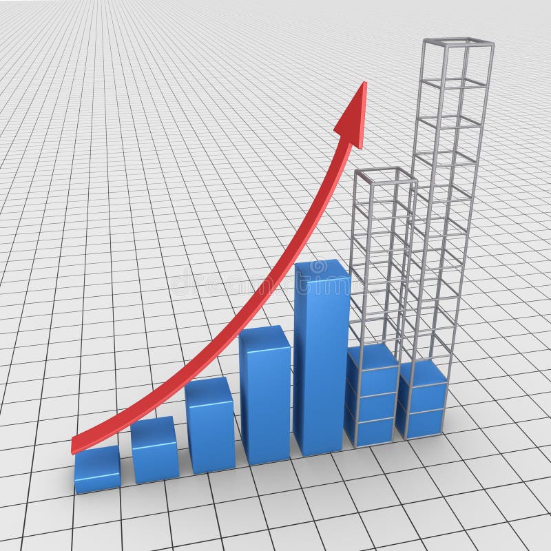 Prognosen-Diagramm stock abbildung. Illustration von ikone - 6373537