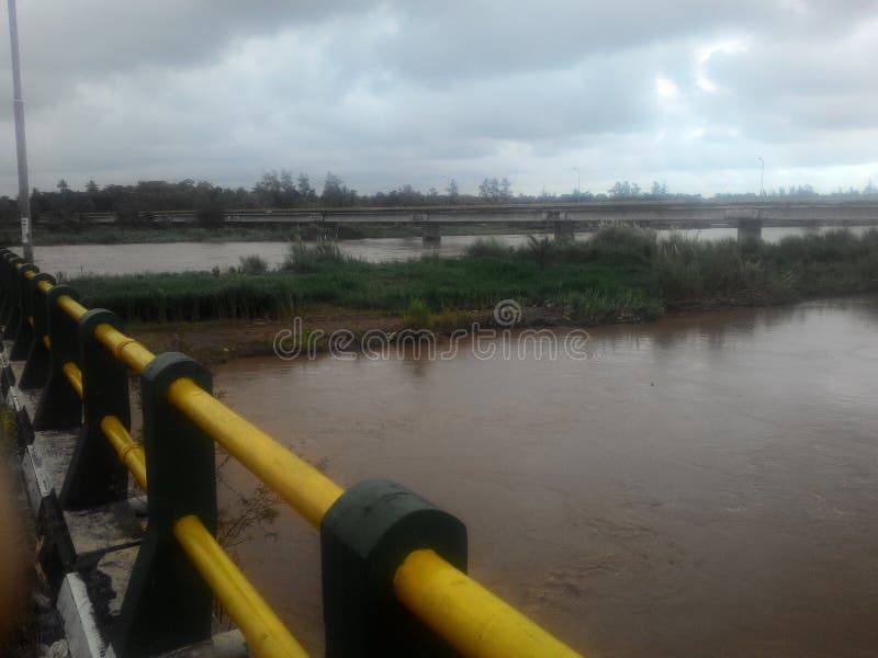 Progo river bridge stock photo. Image of coast, river - 127672190