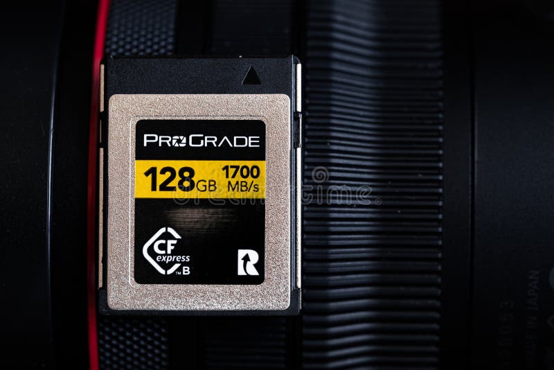 ProGrade Digital CFexpress Type B Memory Card 128 GB Editorial Photo ...