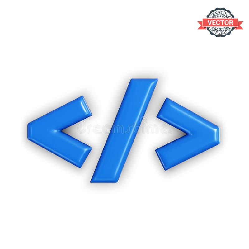 Program Code Development Icon Web Coding Or Website Programming Concept Stock Vector