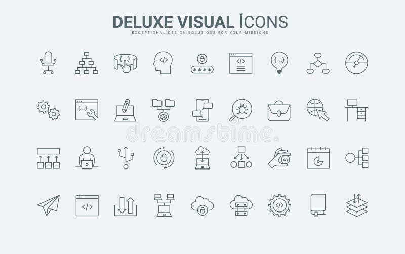 Cloud Software Icons Set Stock Illustrations – 4,673 Cloud Software ...