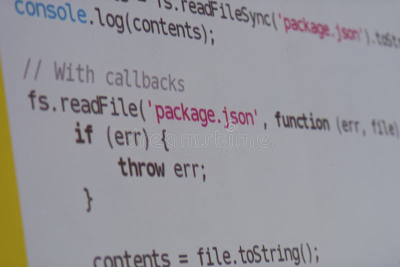 Program code stock photo. Image of developer, java, procedure - 77034198