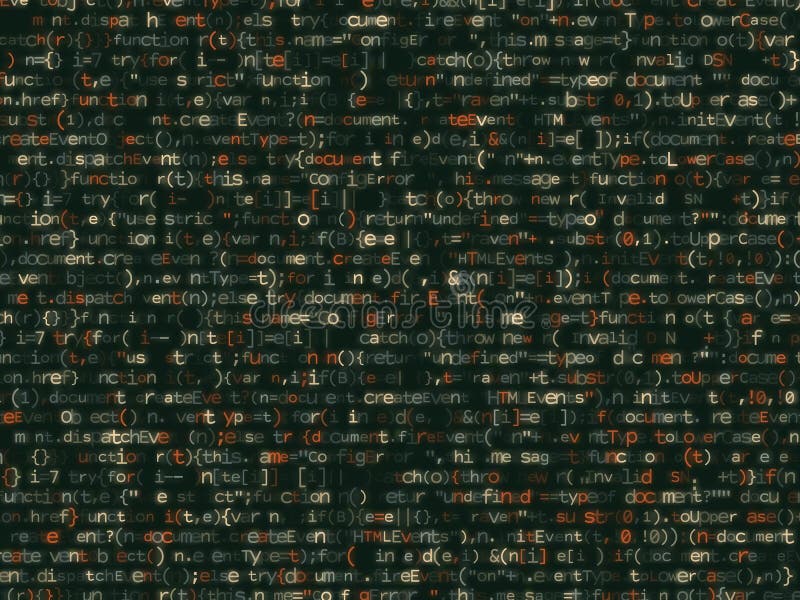 Program Code Shimmering Colorful Bakcground. Stock Vector ...