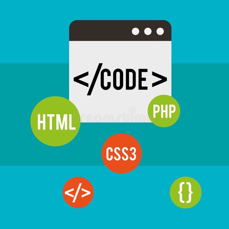 Program coding website stock illustration. Illustration of website - 120655040