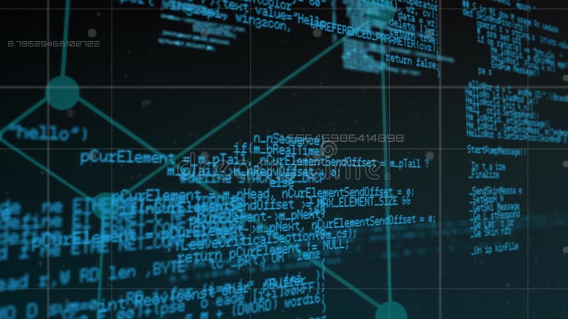 Program codes stock video. Video of montage, connectivity - 147300217