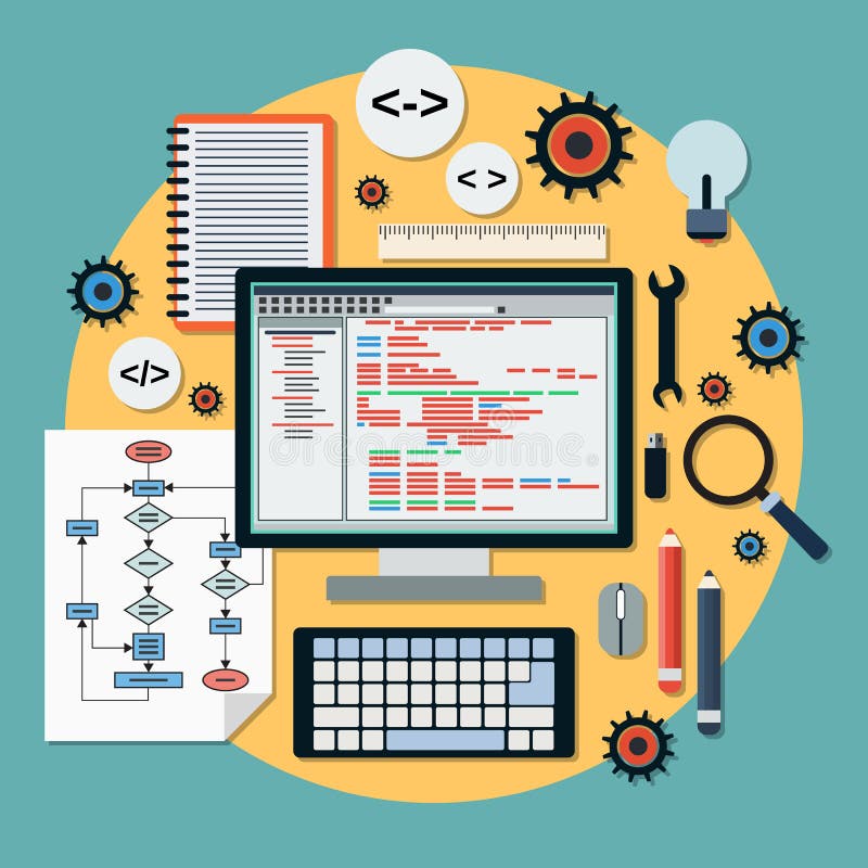 Tools vector icons stock vector. Illustration of long - 43083912