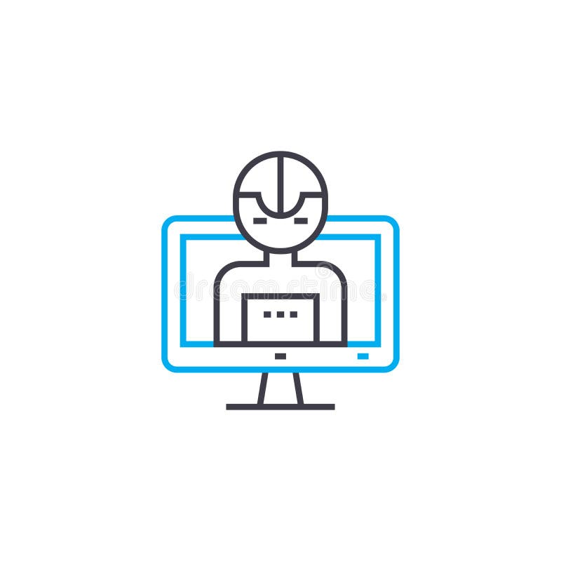 Control Panel Line Icon Concept. Control Panel Vector Linear ...